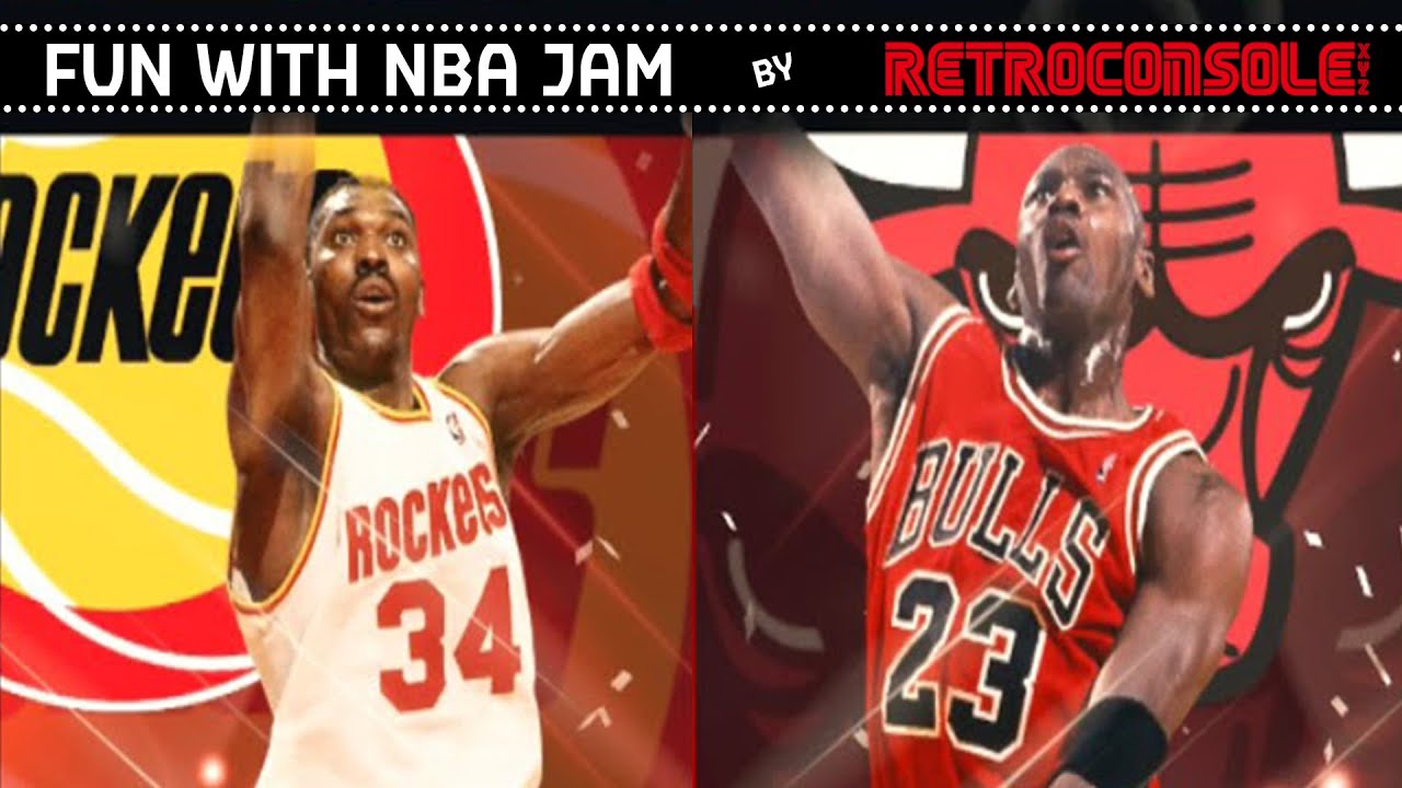 Houston Rockets vs Chicago Bulls [NBA JAM, 1993] - YouTube
