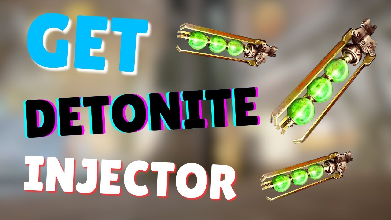 How to get Detonite Injector in Warframe - YouTube