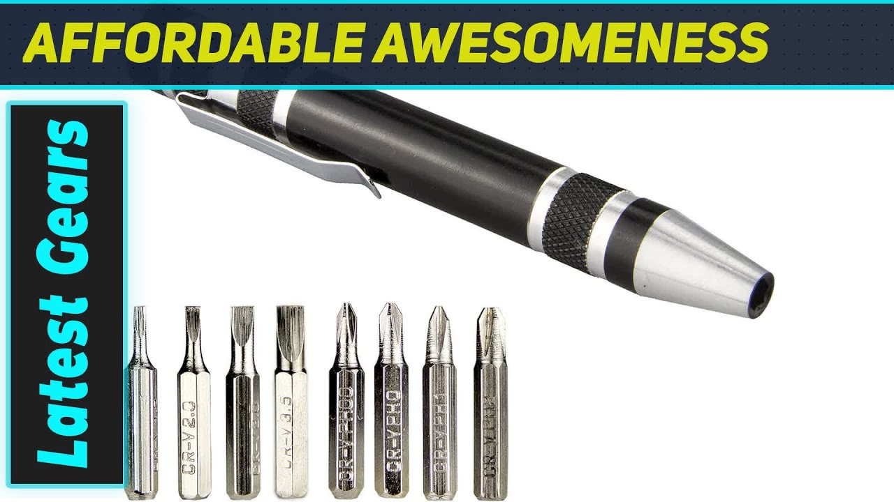Best EDC Screwdriver? SWATOM 8-in-1 Mini Screwdriver Set - YouTube