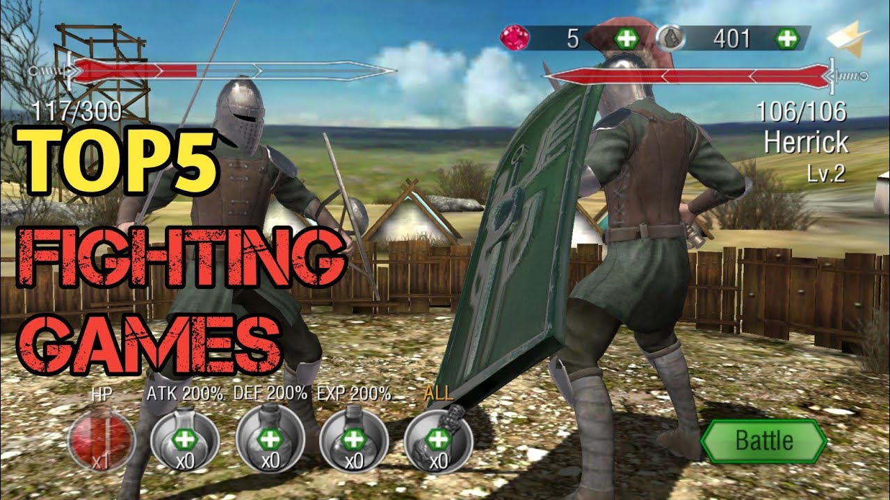 Top 5 offline fighting games| best fighting games|SENTHAMIZHMST| - YouTube