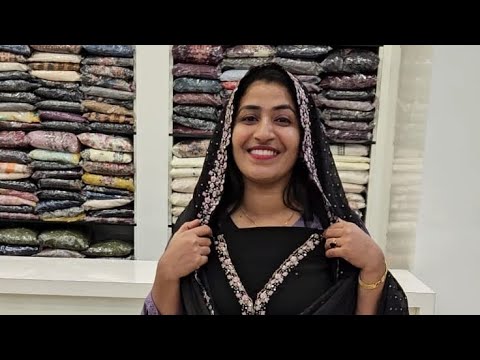 PARTY WEAR THREAD AND STONE WORKED FAUX GEORGETTE UNSTITCHED CHURIDHAR ...