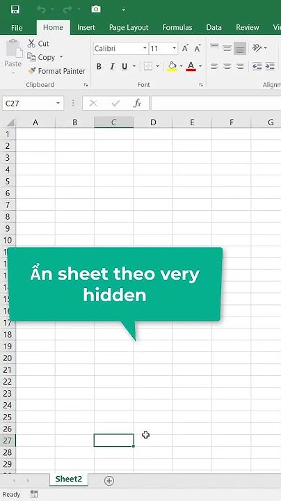 Tips Excel | CÁCH ẨN SHEET THEO KIỂU VERY HIDDEN MÀ KHÔNG CẦN SỬ DỤNG VBA - YouTube