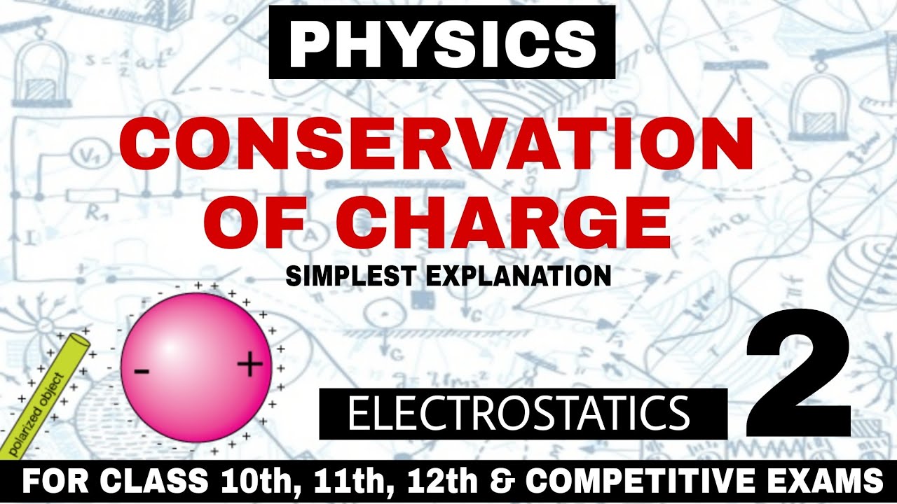 CONSERVATION OF CHARGE || ELECTRIC CHARGES|| Electrostatics || PHYSICS ...