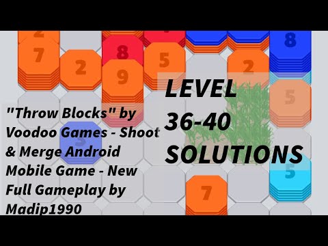 "Throw Blocks" by Voodoo Games - Shoot & Merge Android Mobile Game - New Full Gameplay by ...