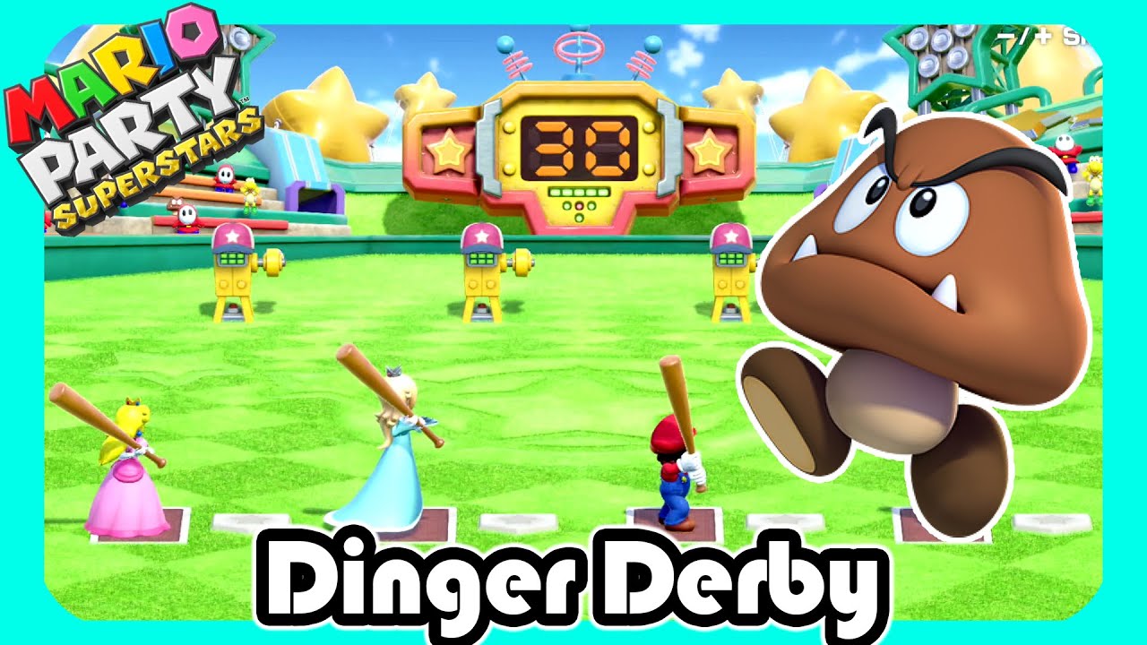 Mario Party Superstars - Dinger Derby - YouTube