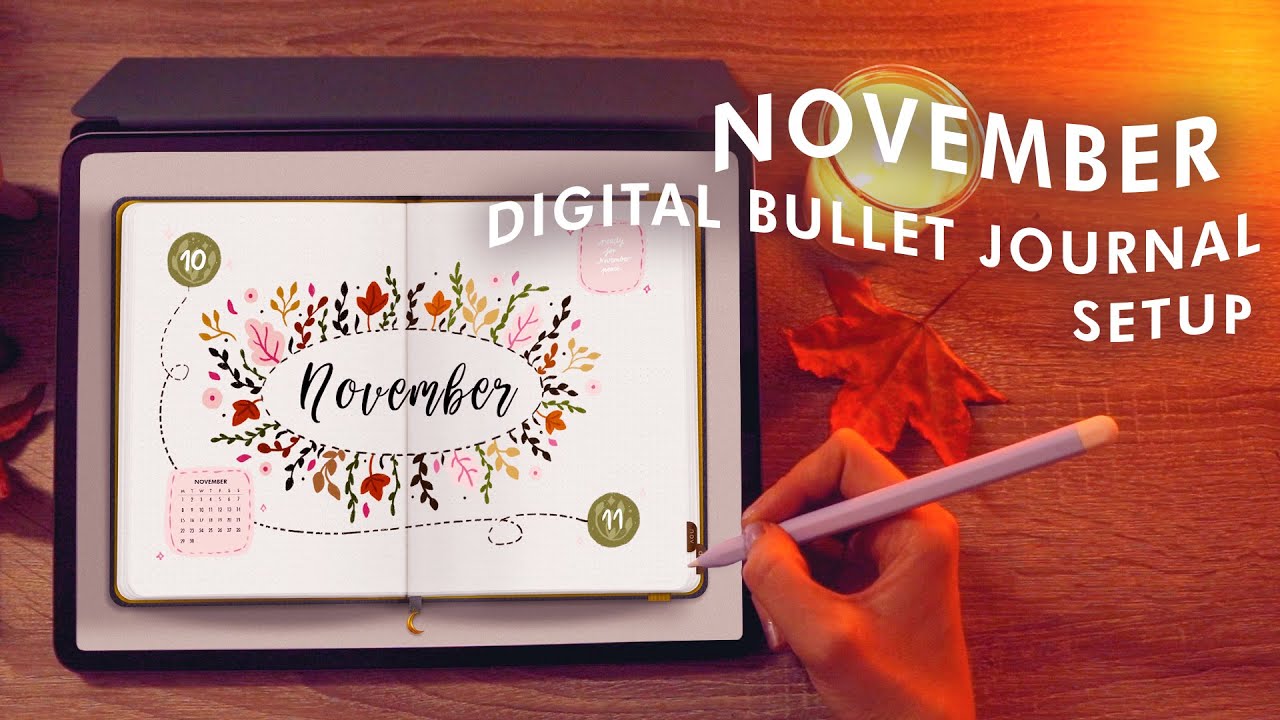 November Digital Bullet Journal Setup in GoodNotes | FREE Digital ...