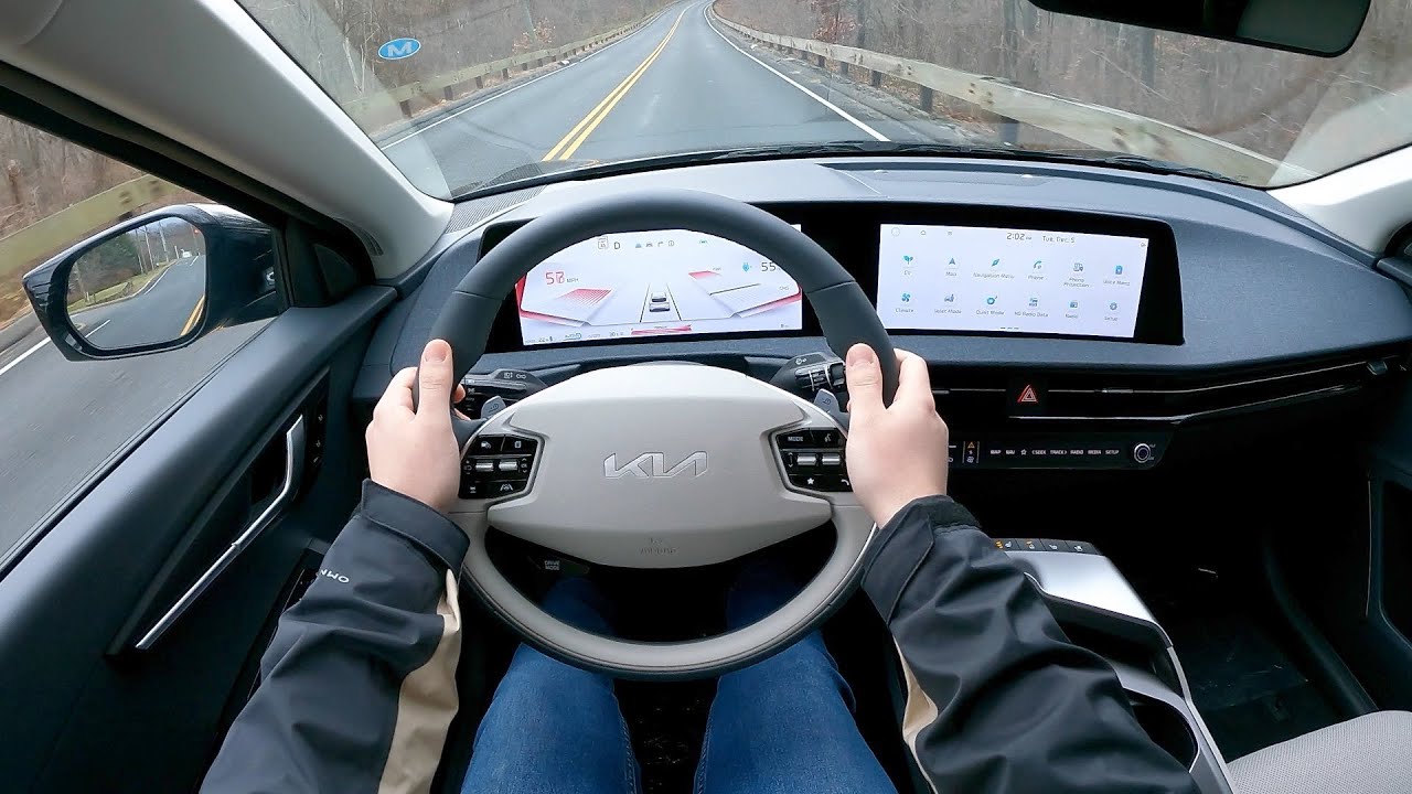 2024 Kia EV6 Wind AWD - POV Test Drive - YouTube
