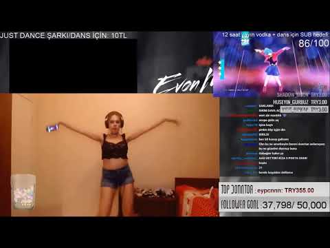 CANLI YAYINDA FENA DANS EDEN TÜRK YAYINCI KIZ