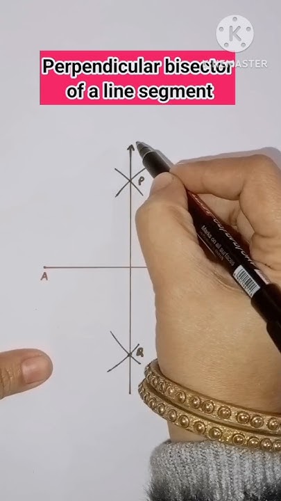 Perpendicular Bisector of a Line Segment | perpendicular bisector # ...