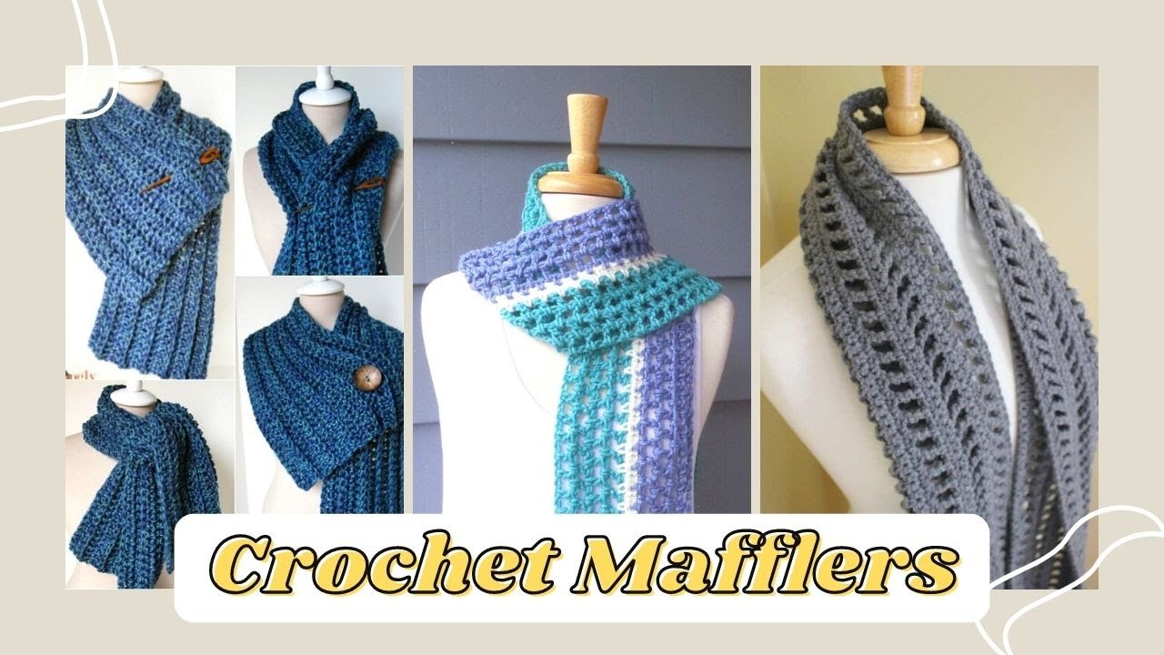 Beautiful Crochet Muffler Pattern 2022 Crochet Pattern - YouTube