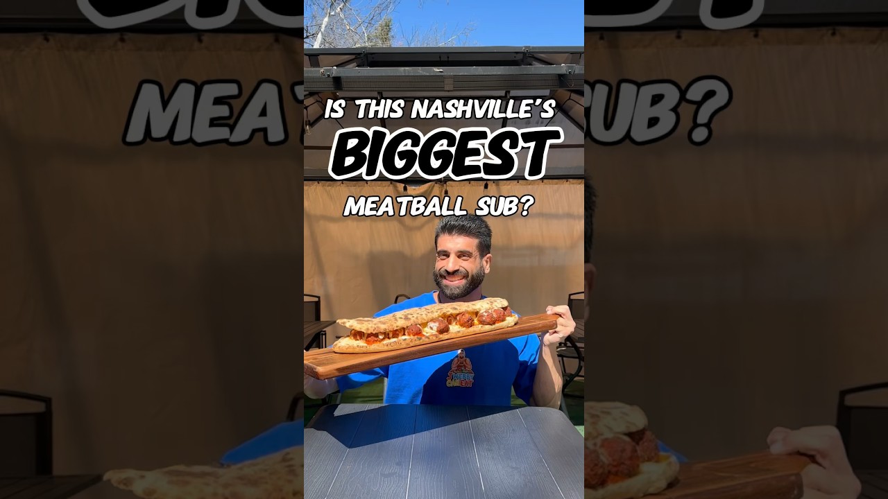 Is this Nashville’s Biggest Meatball Sub??? - Tutti Da Gio - Supersized ...