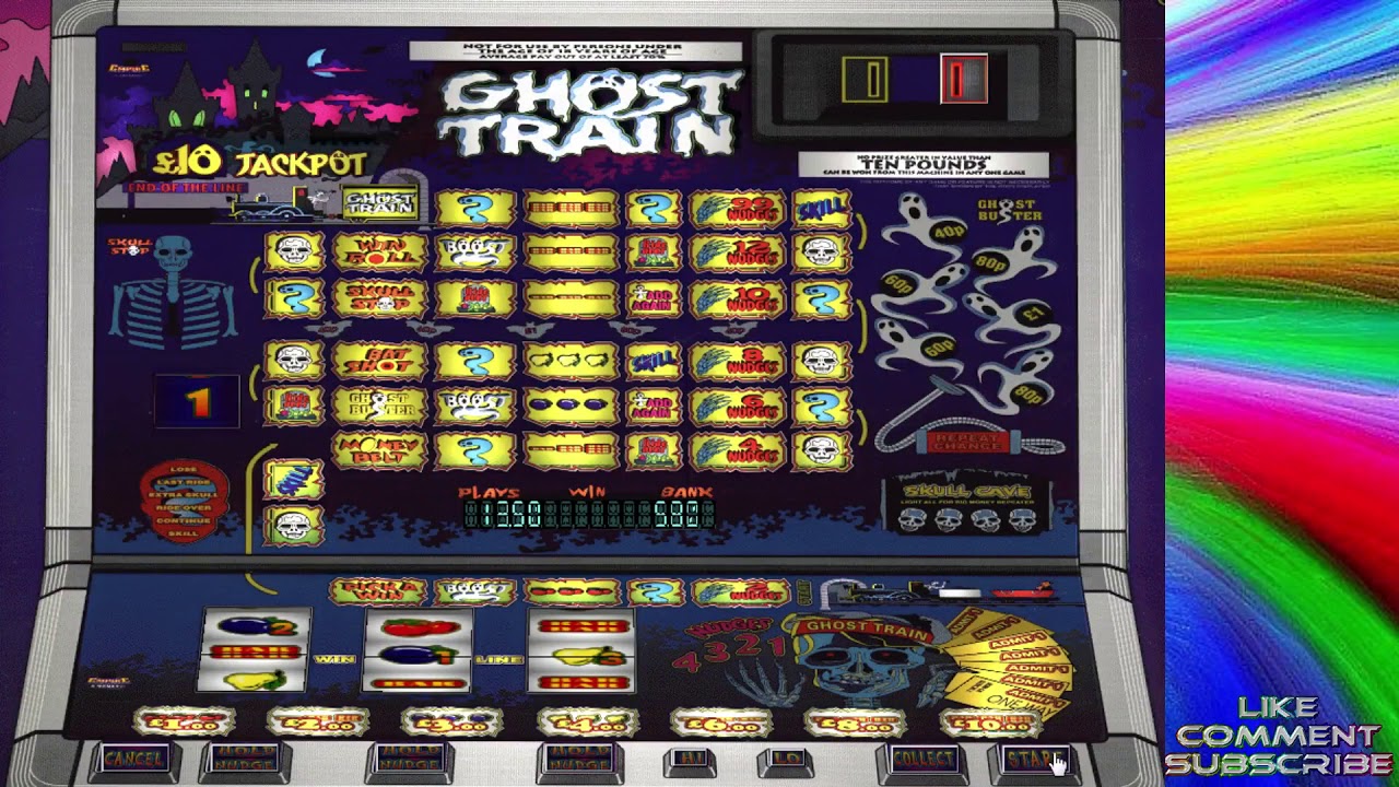 Ghost Train fruit machine - YouTube