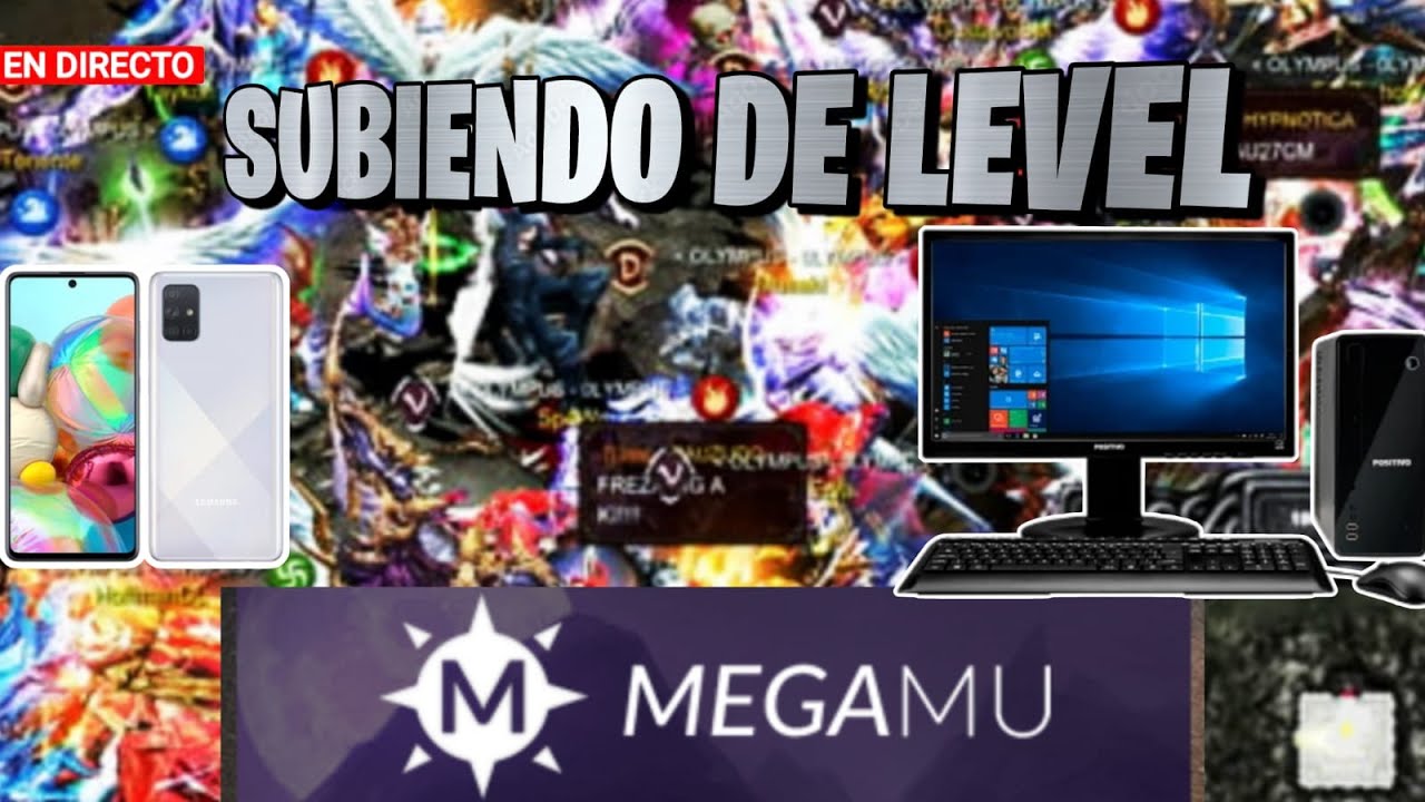 MEGAMU EN VIVO | SINCRONIZA EL ANDROID CON PC MU 3D - YouTube