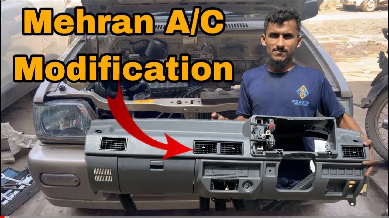 Mehran Ac Modification|Mehran Ac Installation|Mehran Heater Installation - YouTube
