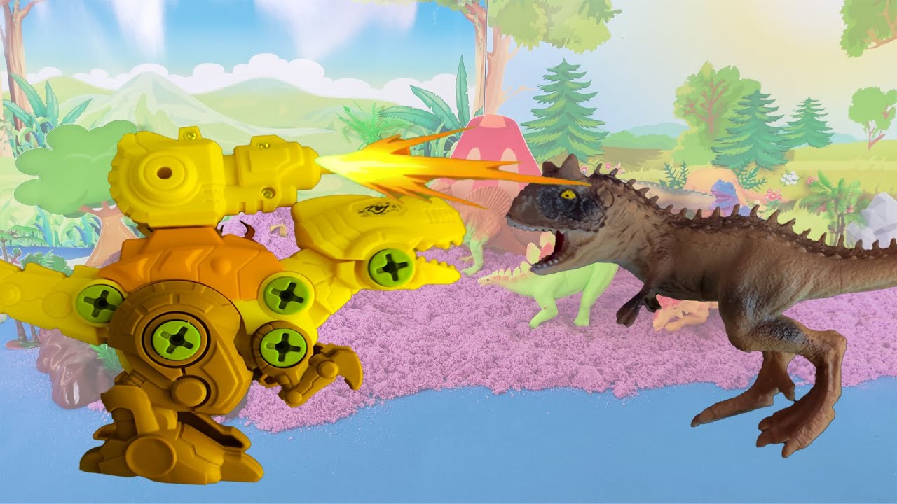 Hunting Tyrannosaurus rex ( T-rex) robot in the jurassic world|T-rex ...