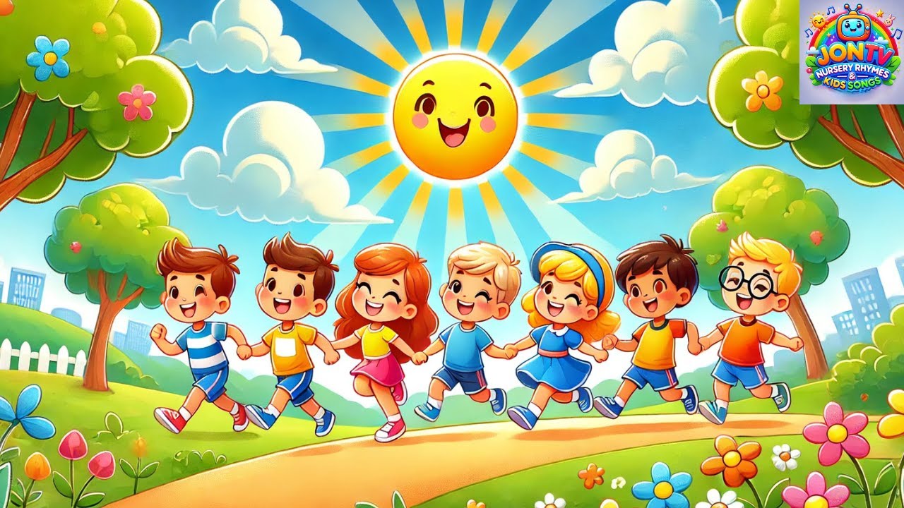 Let’s Go Walking Song | Fun Action Song for Kids | Nursery Rhymes by ...