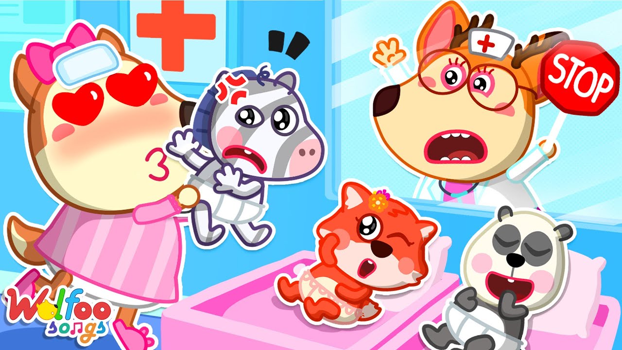 Ten Babies in the Hospital | Let's Listen to the Doctor | Wolfoo ...