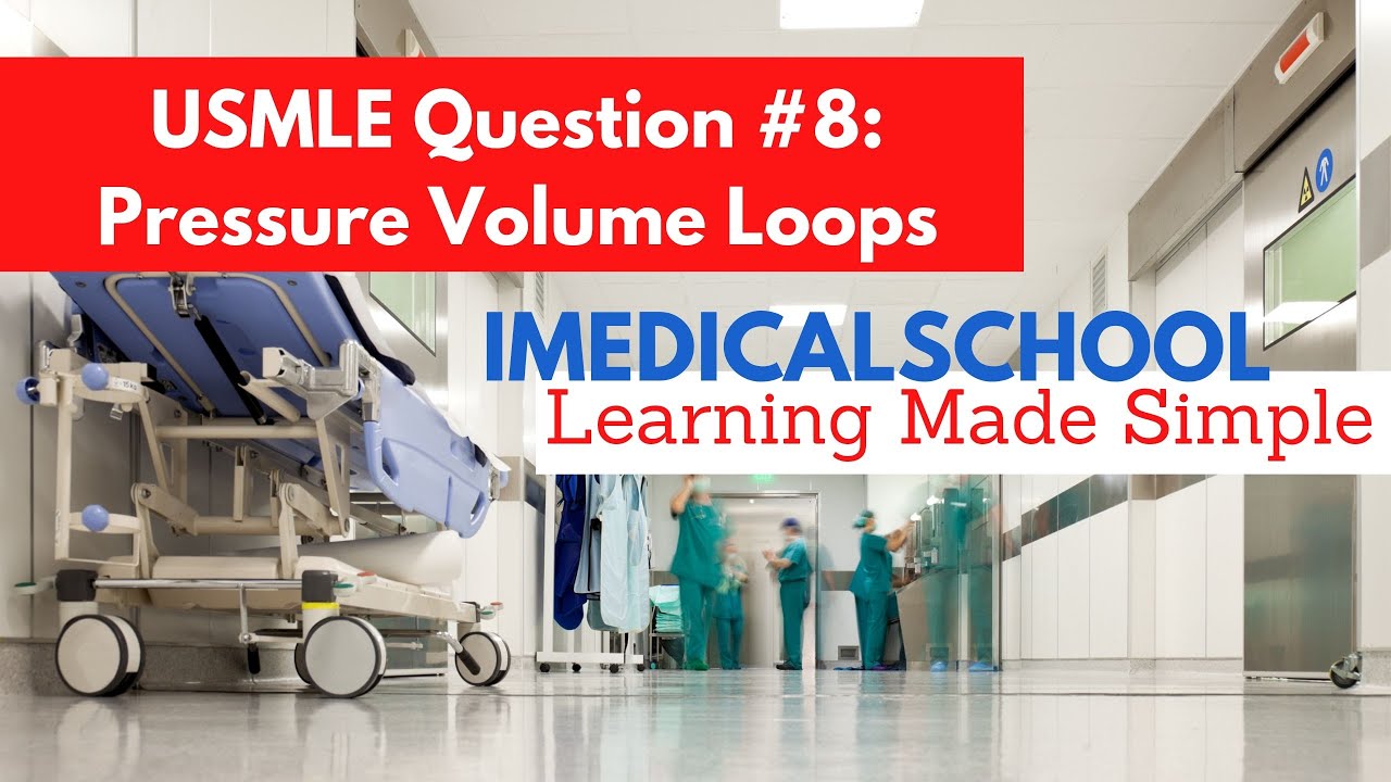 USMLE Practice Question 8 - Pressure Volume Loops - YouTube