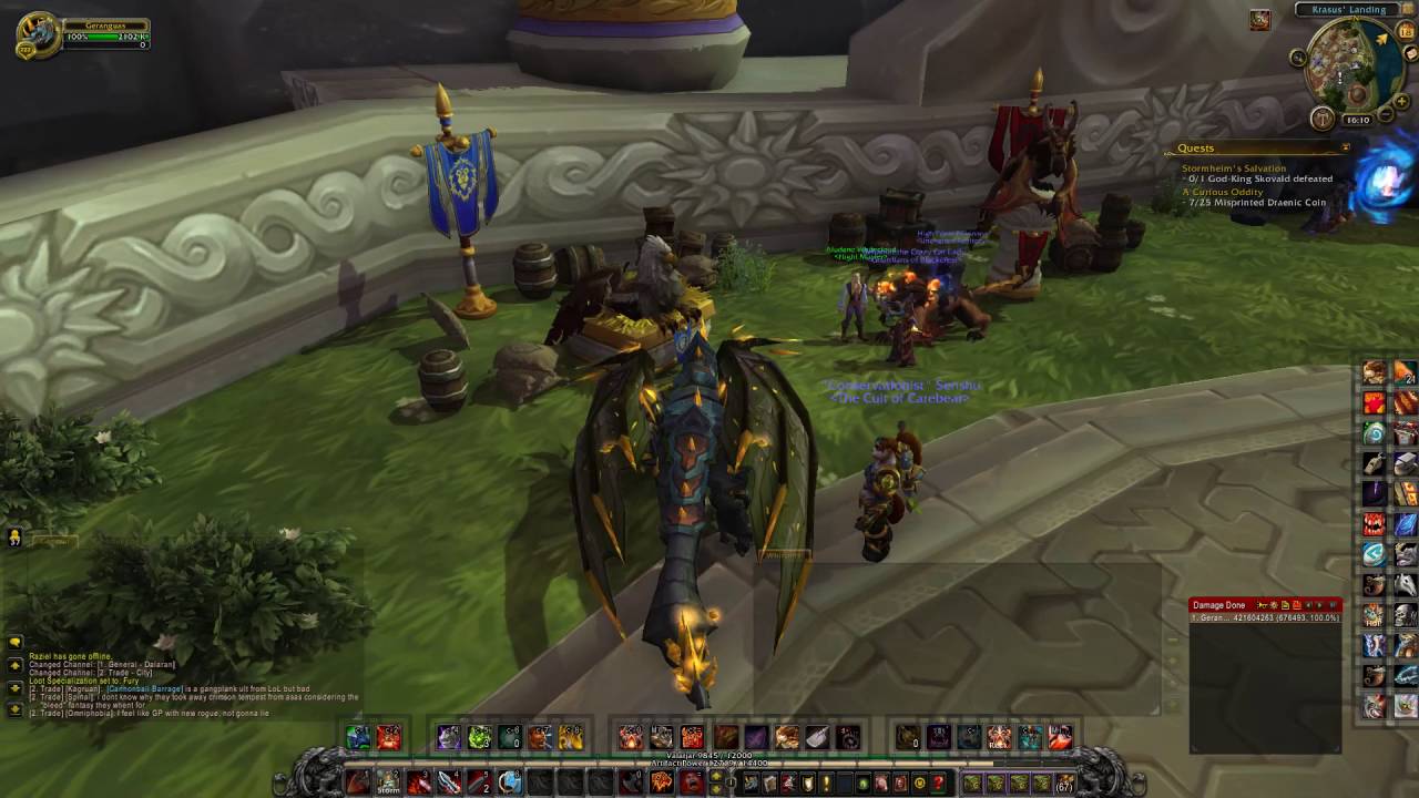 Dalaran Flight Path "Bug" - YouTube