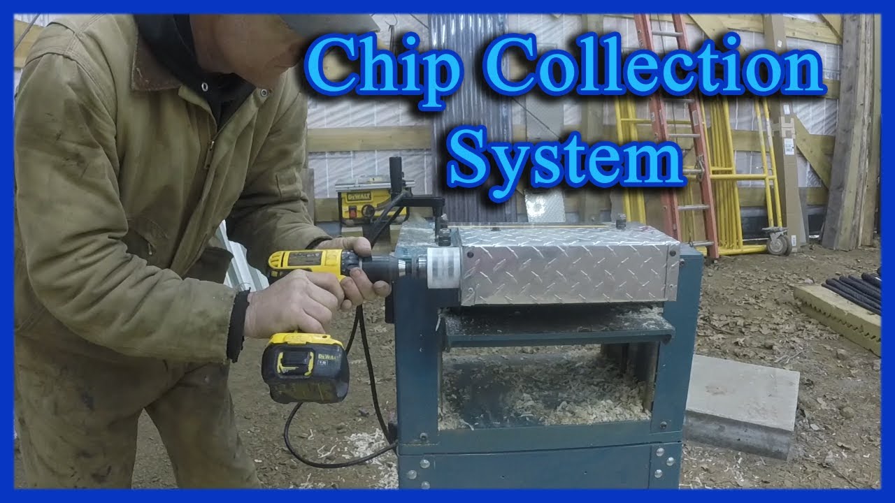 Making a sheet metal box for collecting chips. Dust collection system ...