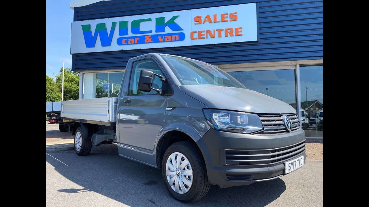 Volkswagen TRANSPORTER T6 T30 140PS TDI LWB DROPSIDE *9'7"/2.9M BED ...