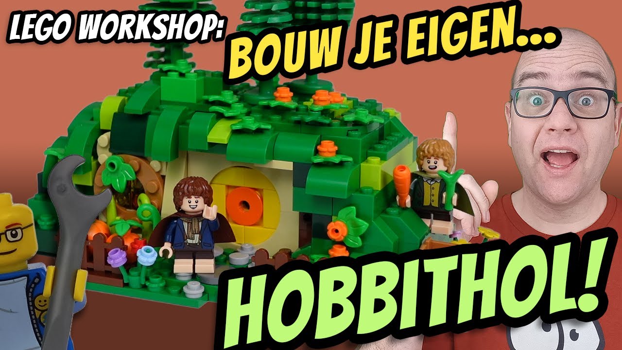 Maak een LEGO hobbit hol - YouTube