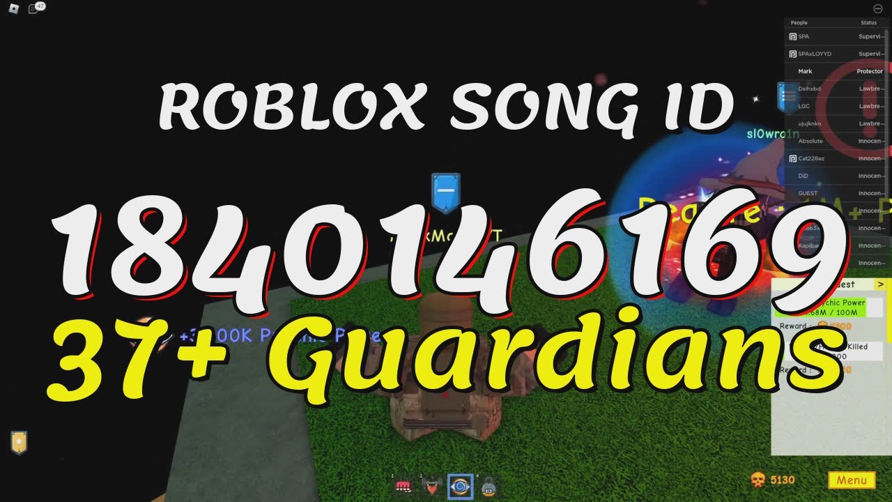 37+ Guardians Roblox Song IDs/Codes - YouTube