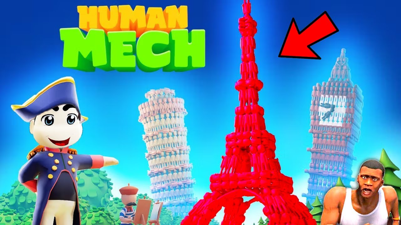 I Made LEVEL 999 HUMAN ROBOT MECH with SHINCHAN and CHOP | NOOB vs PRO ...
