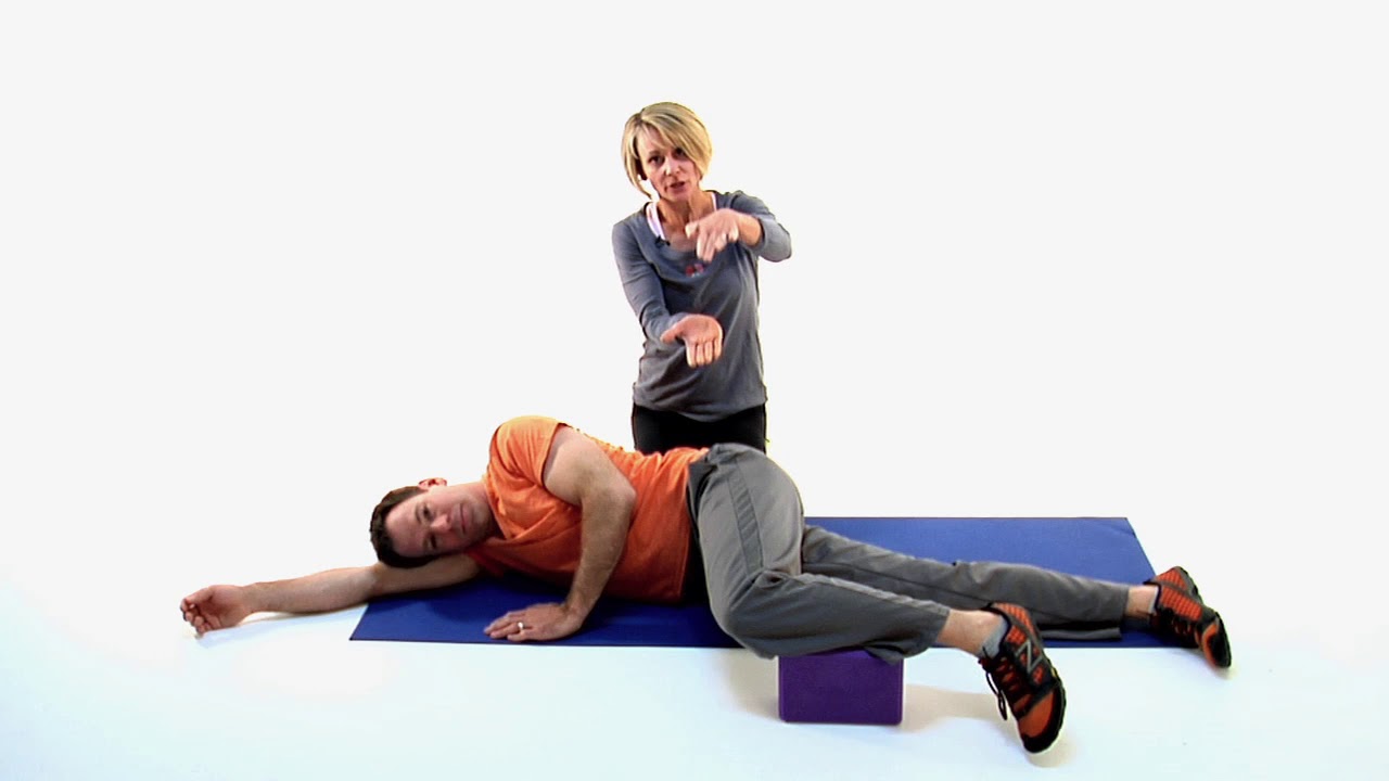 Side Lying External Rotation Adduction - YouTube