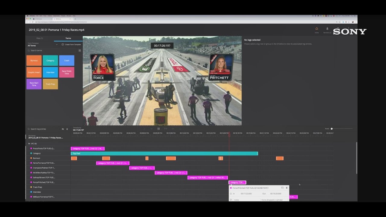 Sony's Intelligent Media Services Supercharges NHRA.TV's Production ...