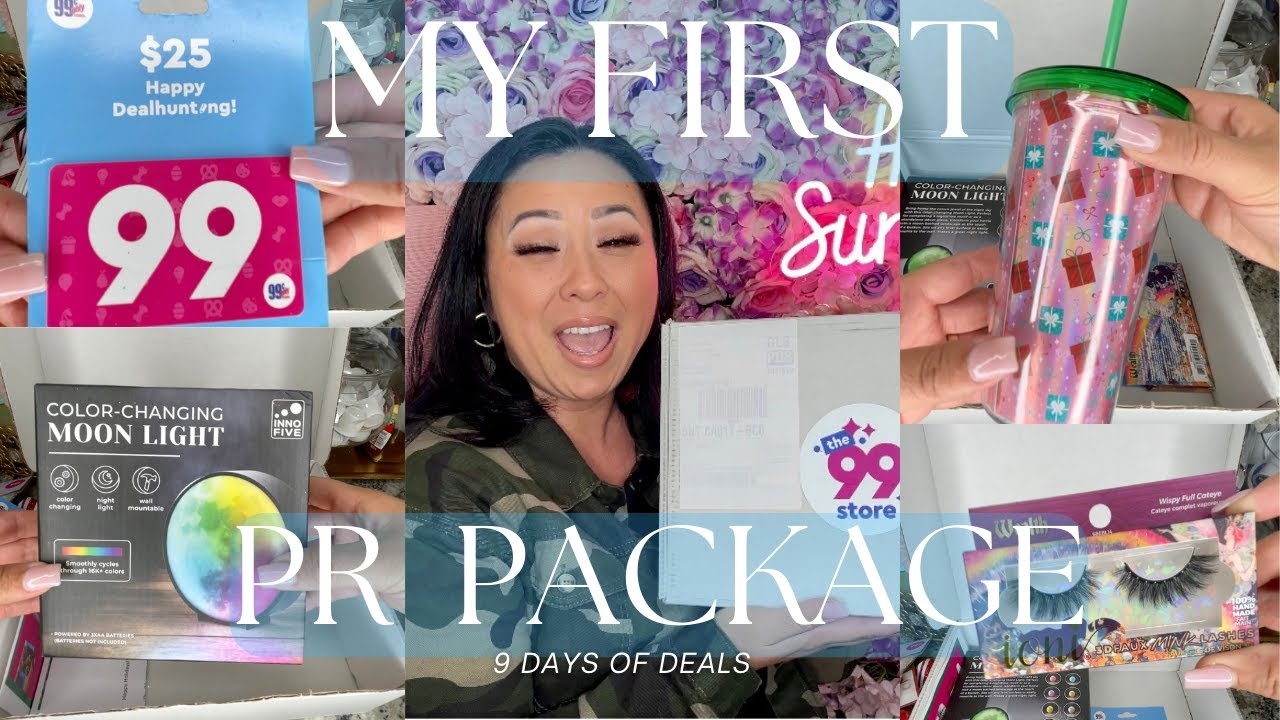 My First 99 Cent Store PR Package | 9 Days Of Deals - YouTube