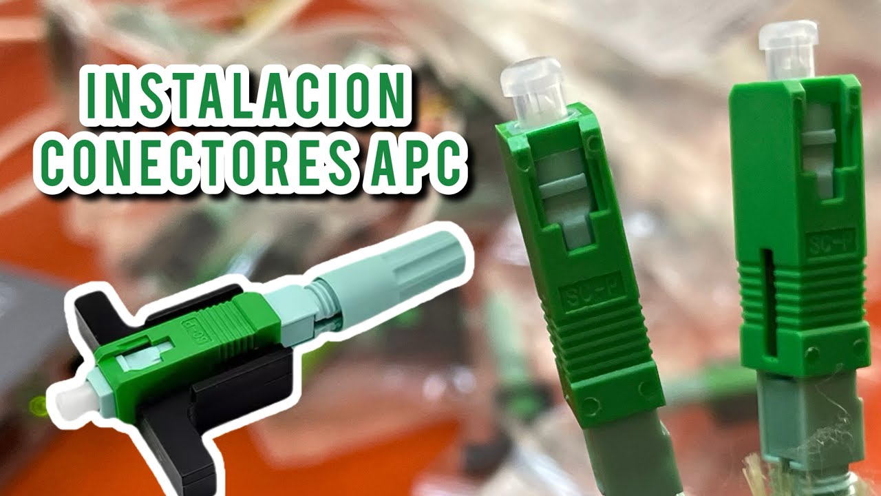 🟢 CONECTORES APC 🟢 Bayoneta Tutorial De Instalación Y Pruebas De ...