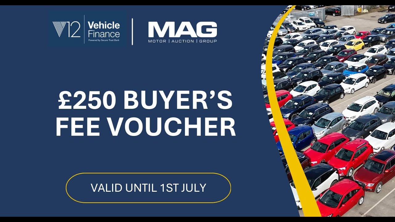 £250 Voucher for New Buyers | Motor Auction Group x V12 Stock Funding ...