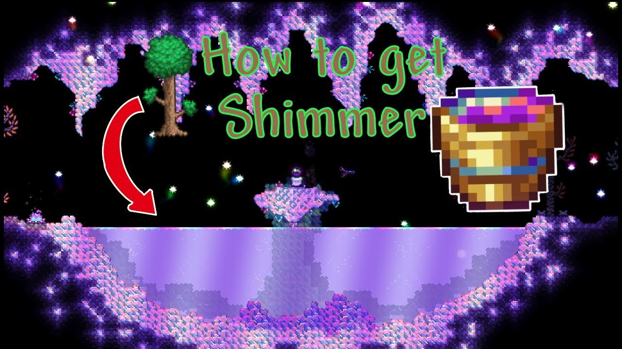 How to find Shimmer - Terraria - YouTube