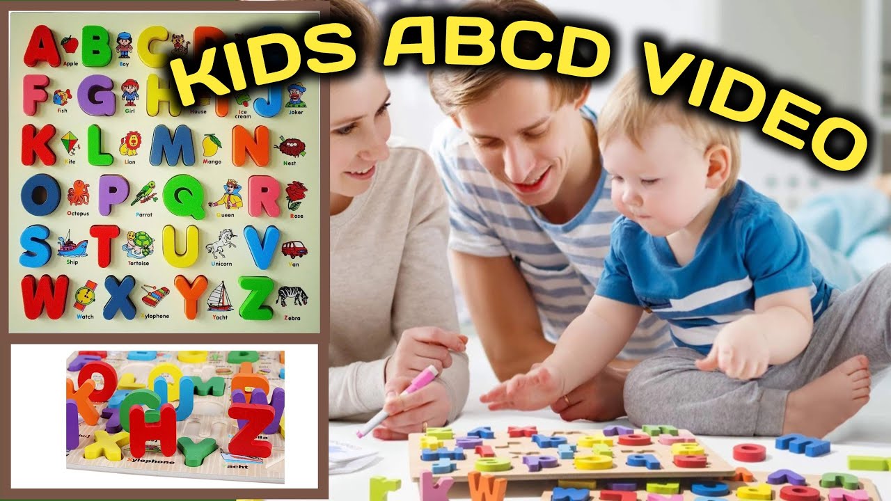 ABCD Kids Video. ABCD for Kids. Kids Alphabet Puzzle. - YouTube