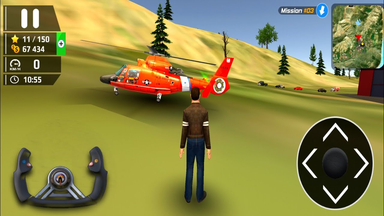 Helicopter Flight Pilot Simulator - Heli License Test Game - Android ...