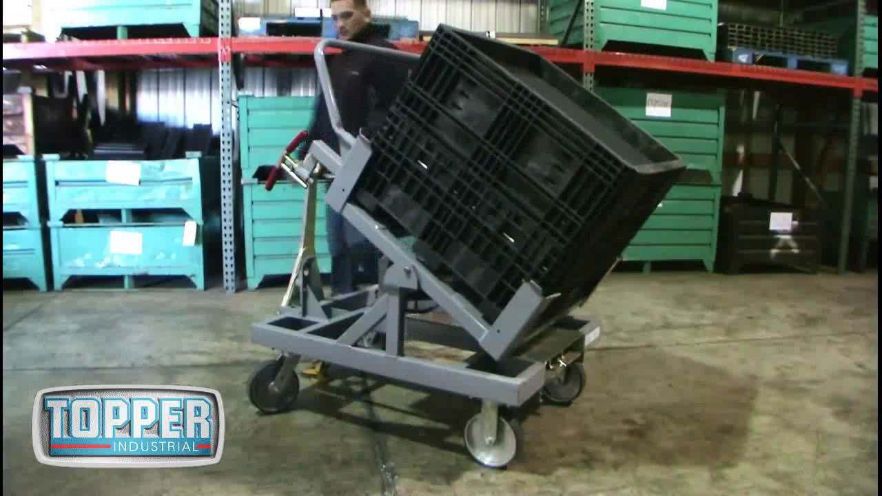Topper industrial Car Delivery - 30 Deg Tilt Cart - YouTube