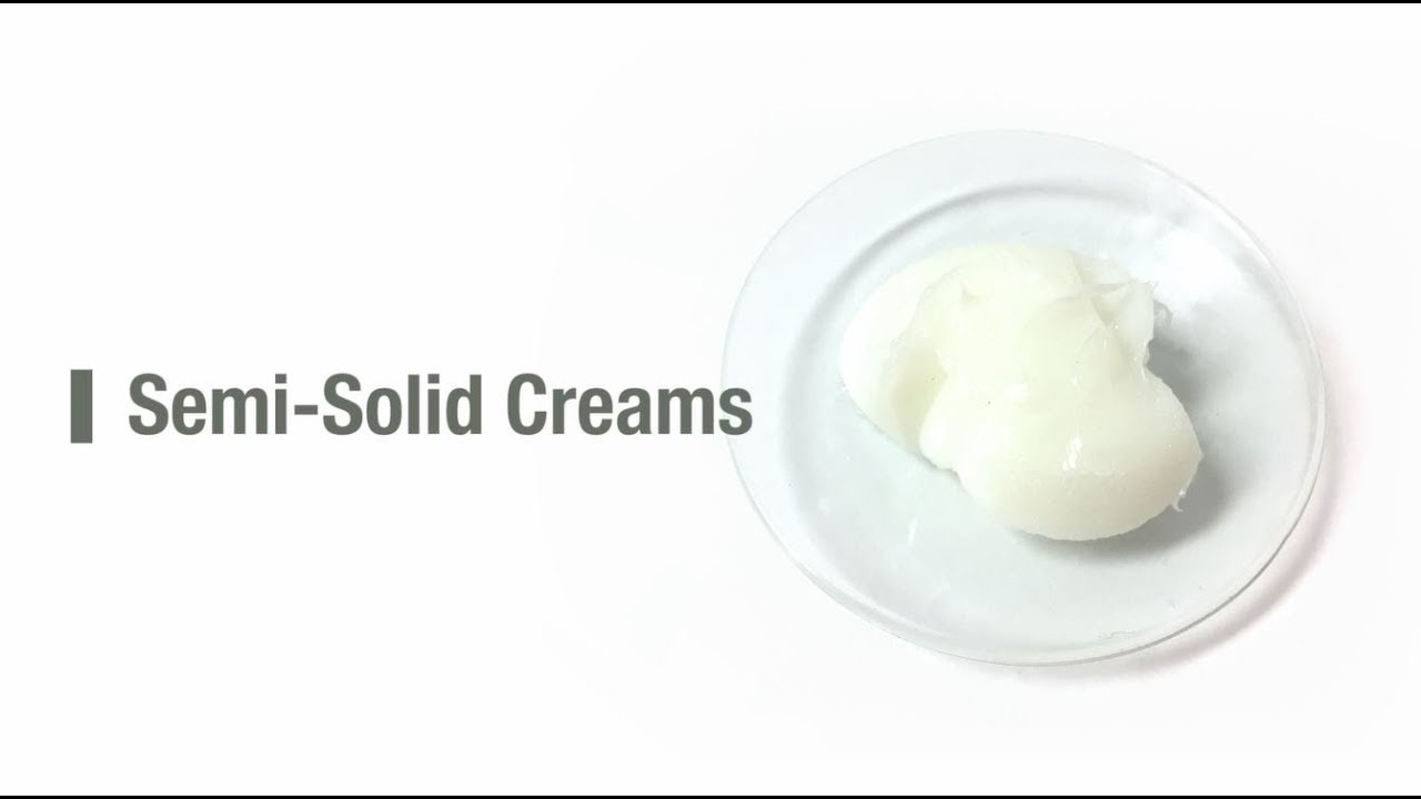 Making Semi Solid Cream - YouTube