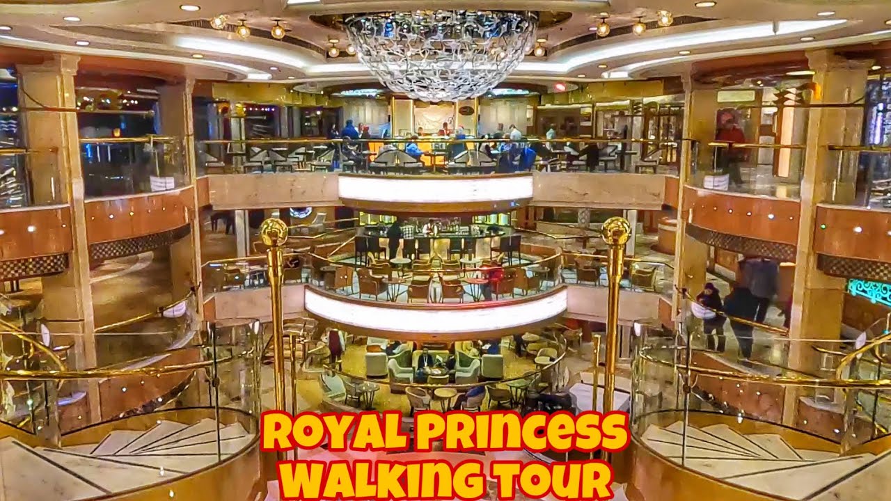 Walking Tour of Royal Princess Cruise Ship September 2023 #alaskacruise ...