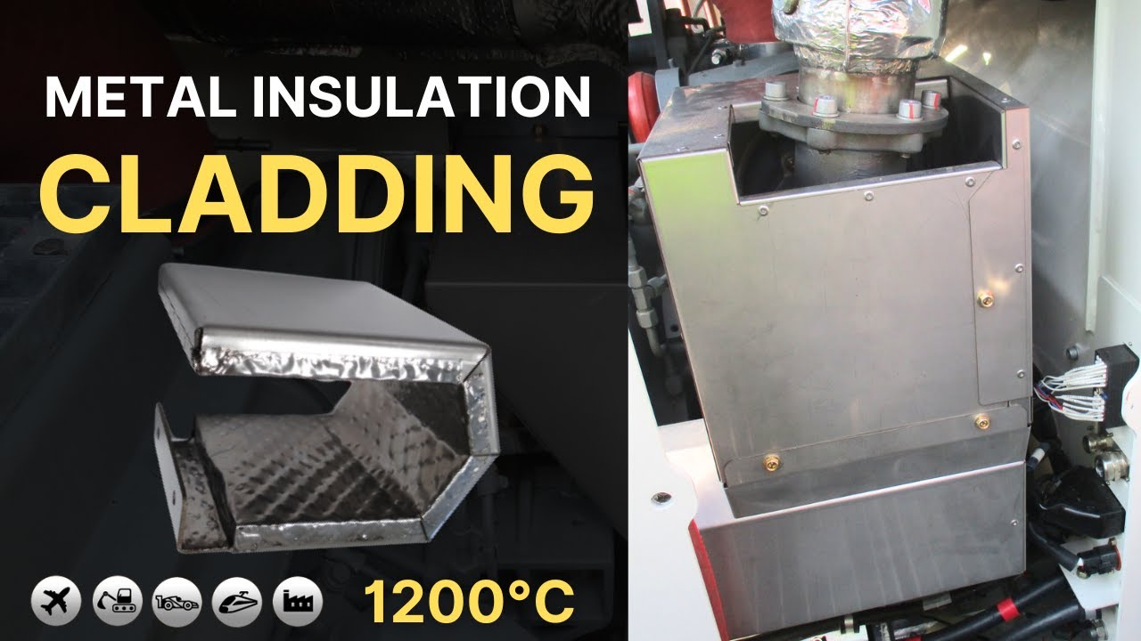 Metal insulation cladding on manifolds, turbochargers, Exhaust pipes ...