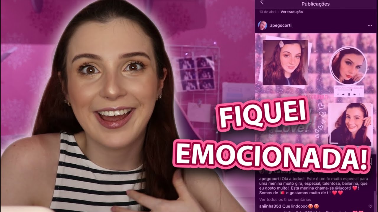 REAGI AOS MEUS FÃ CLUBES NO INSTA! | Luiza Corti - YouTube