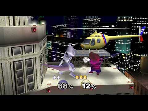 Super Smash Bros Melee Akaneia Build v0.9 - Mewtwo vs Lucas - YouTube