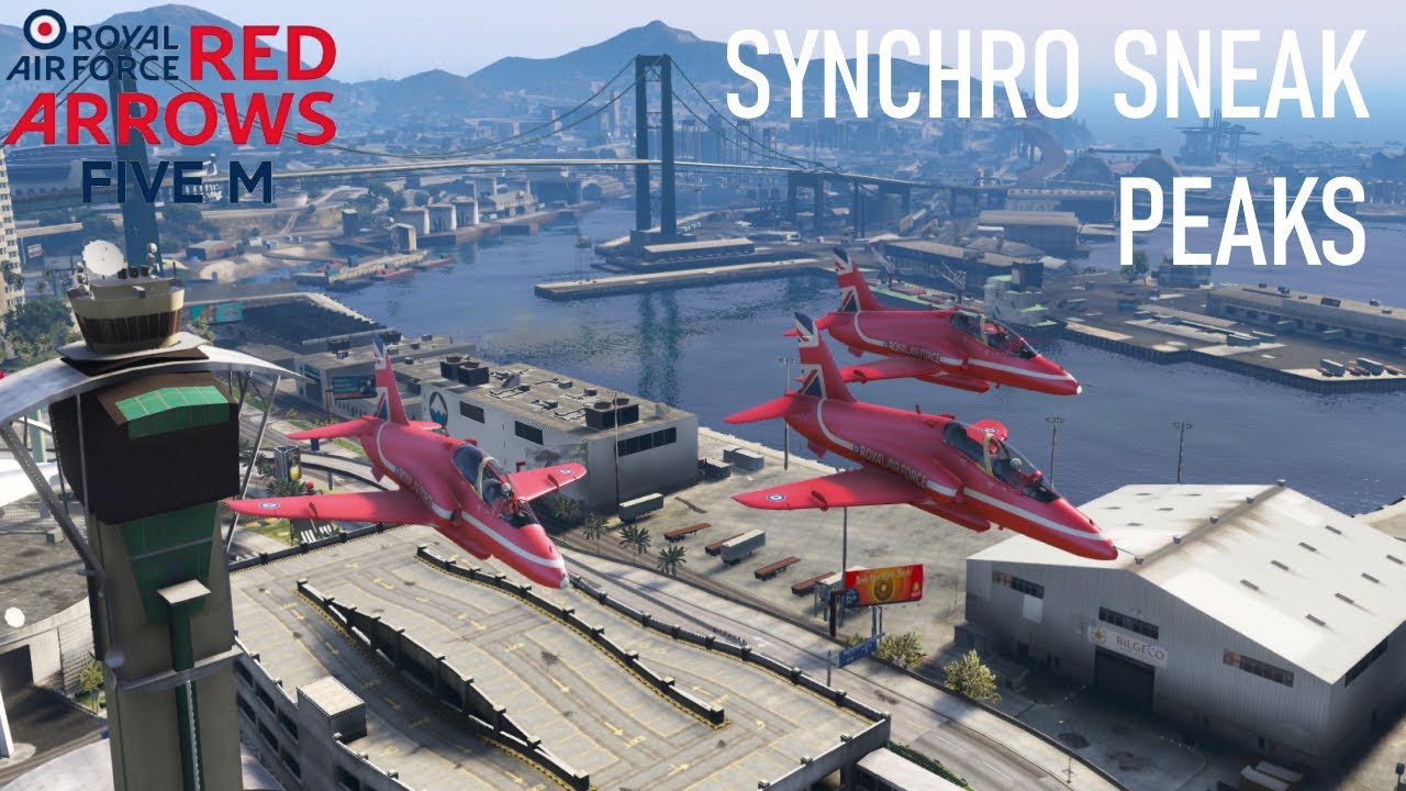 FiveM Red Arrows - Synchro Break Break GO ️🤍💙 - YouTube