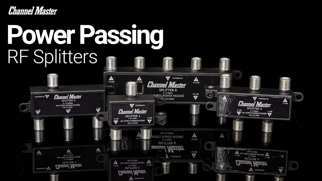 Introducing Power Passing Splitters | Channel Master - YouTube