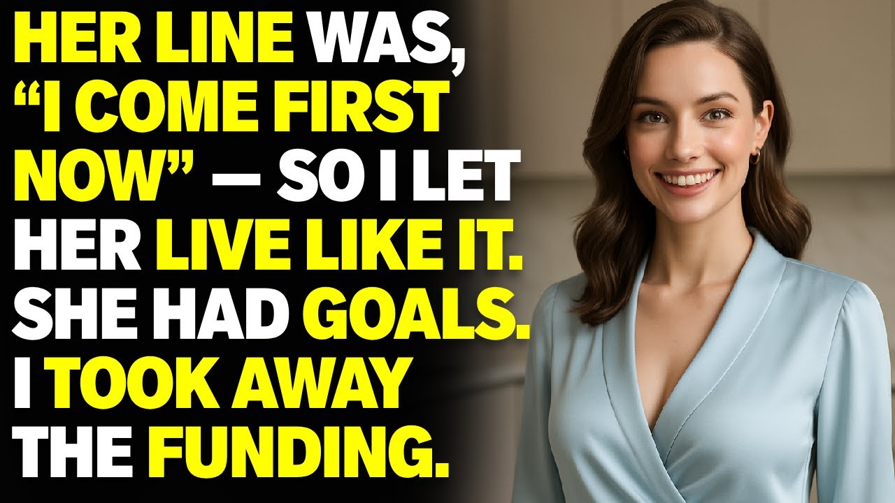 Her Line Was, “I Come First Now” — So I Let Her Live Like It. She Had ...