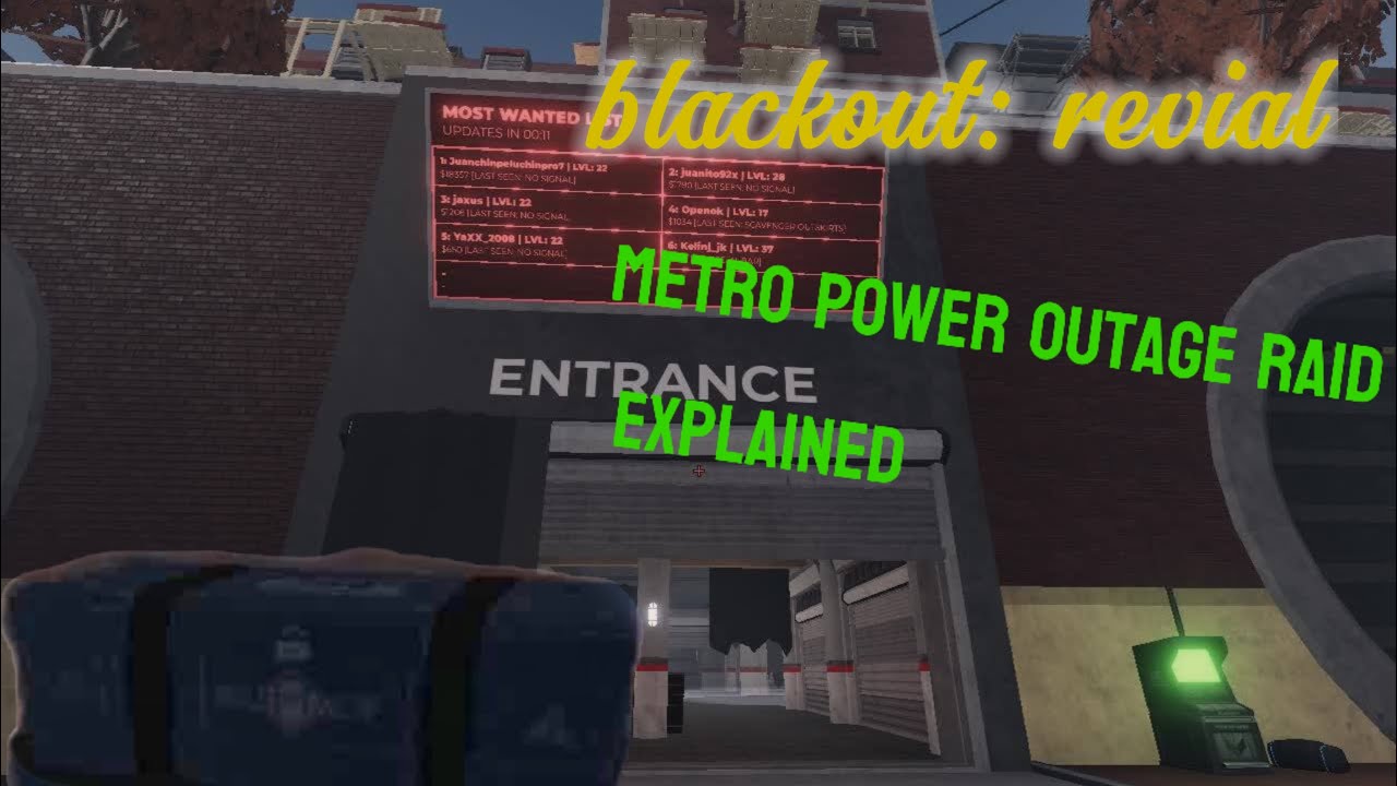 Metro power outage raid explained | Blackout: revival - YouTube