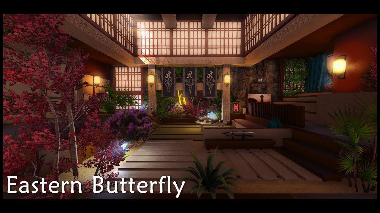 Eastern Butterfly [L] - FFXIV Housing - YouTube