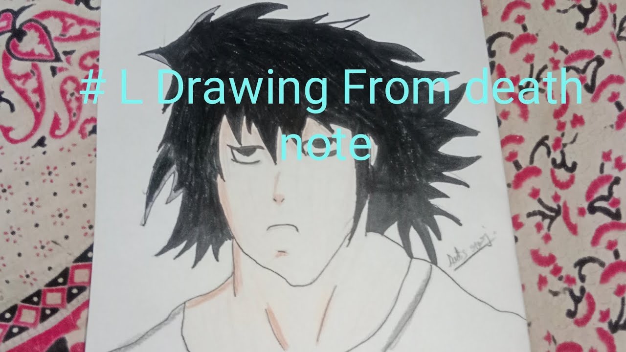 # L Drawing From death ☠️ note - YouTube