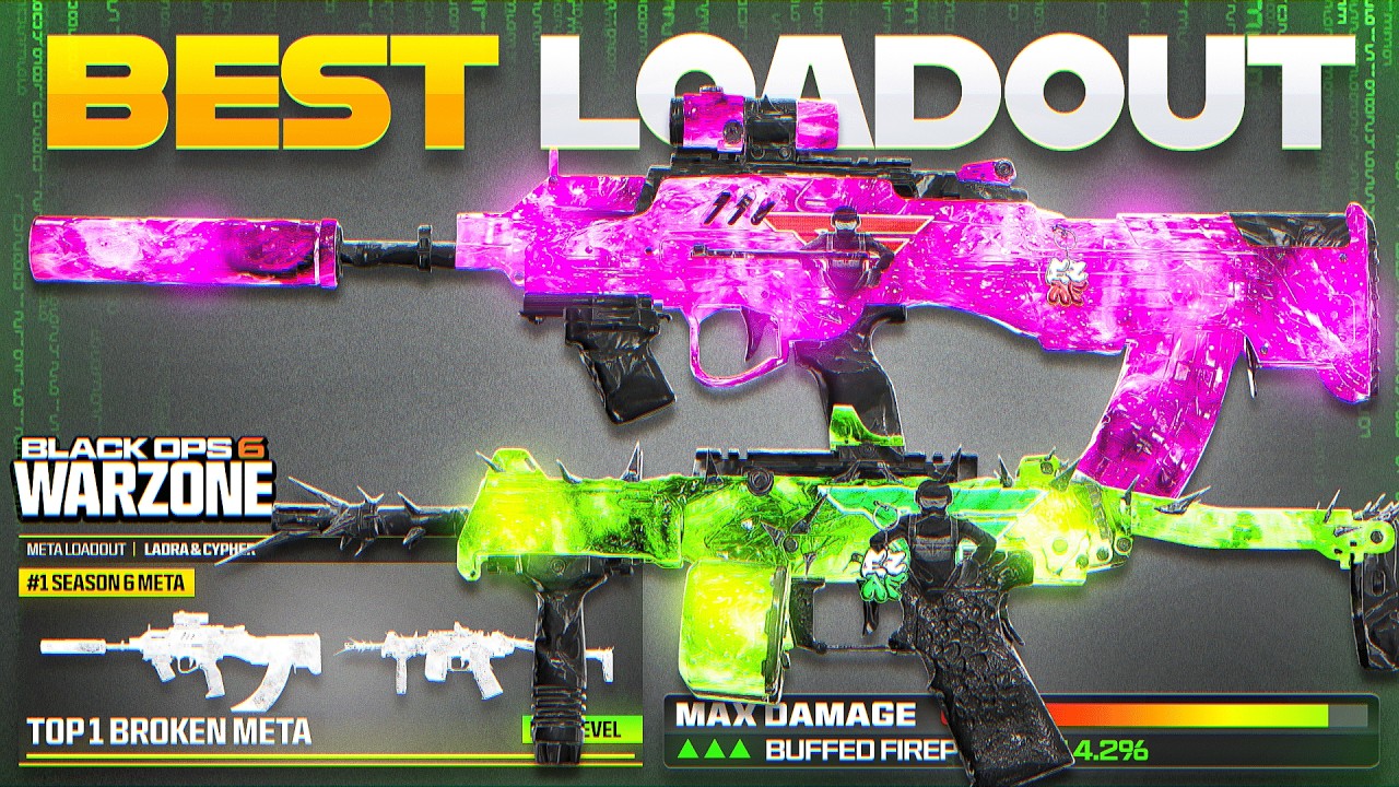 the *NEW* #1 BEST META LOADOUT for BO6 WARZONE! (Best Meta Class ...