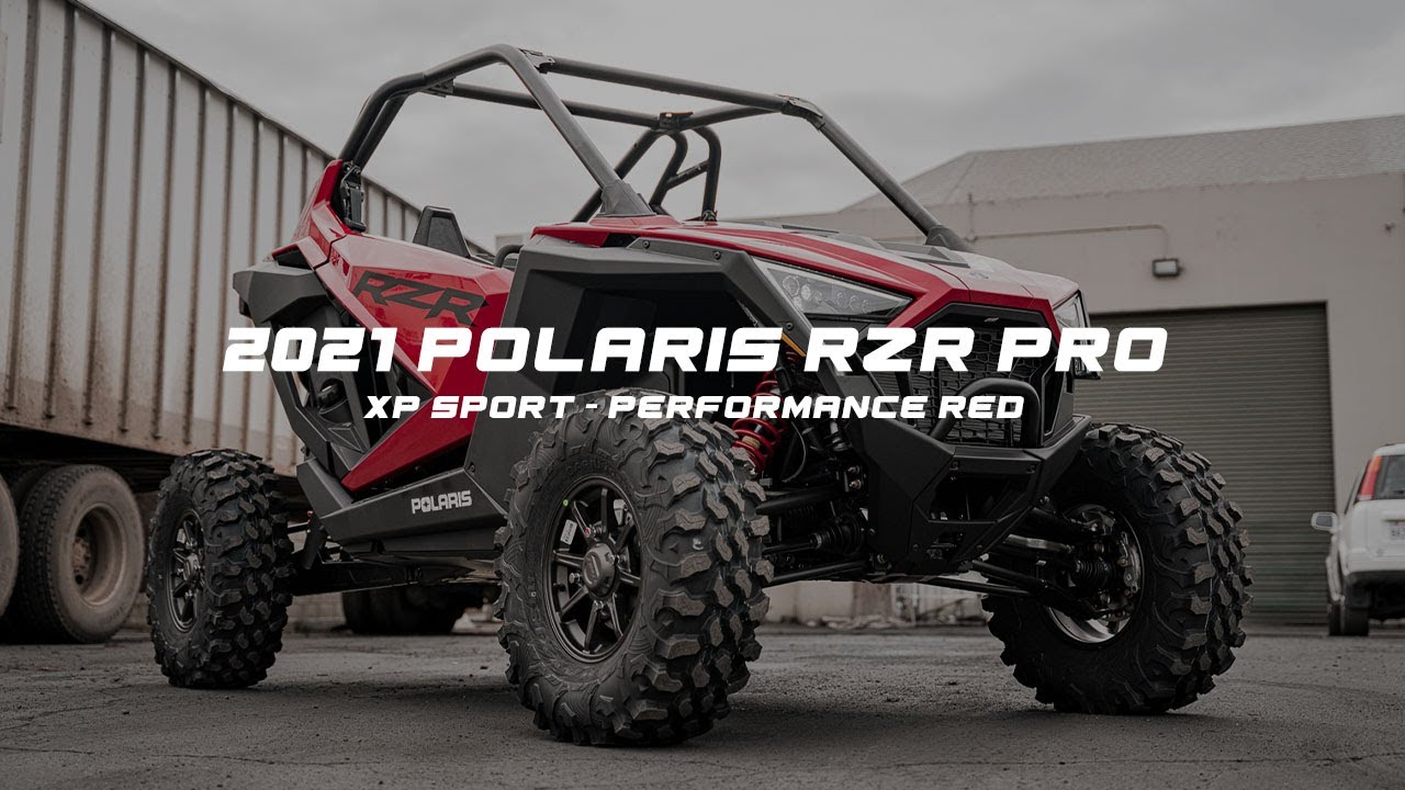 2021 POLARIS RZR PRO XP SPORT - PERFORMANCE RED - YouTube